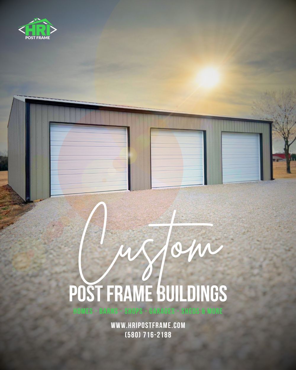 Miles Shop | HRI Post Frame - Ponca City, Oklahoma