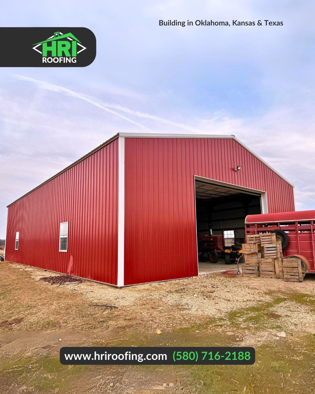 Miles Shop | HRI Post Frame - Ponca City, Oklahoma