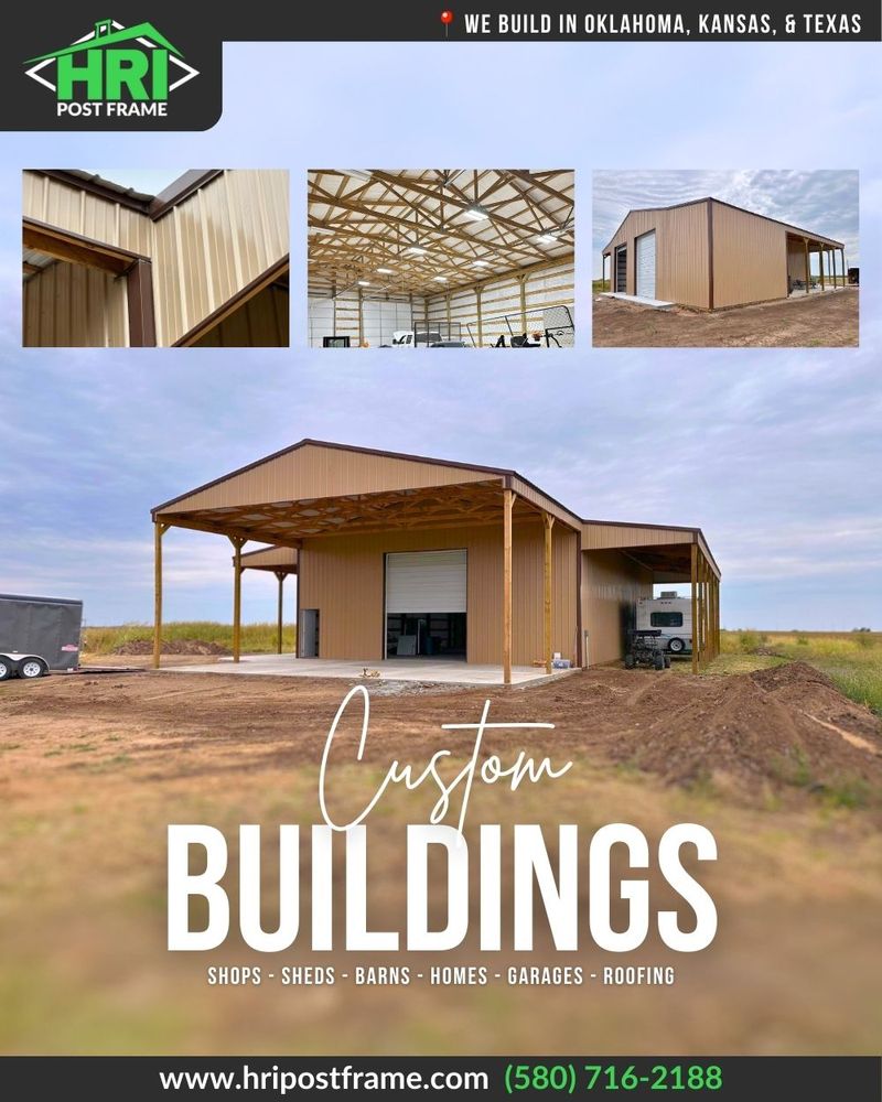 Miles Shop | HRI Post Frame - Ponca City, Oklahoma