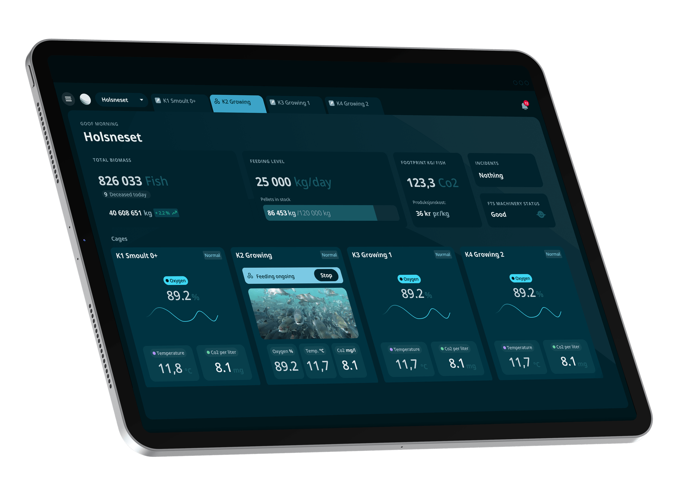 Løsninger for landbasert akvakultur