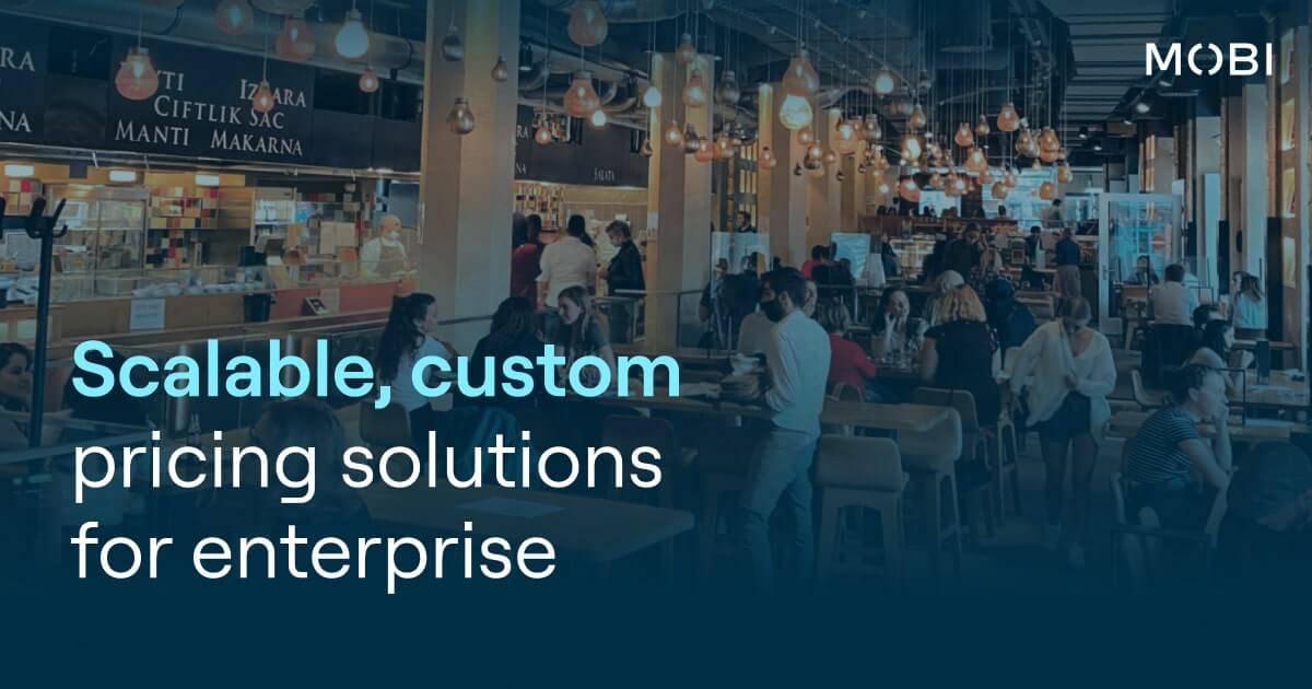 MOBI for Enterprise: custom pricing for online ordering