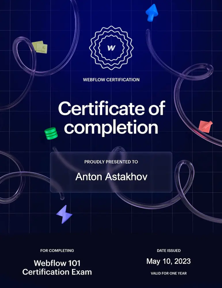 Anton Astakhov - Webflow Developer