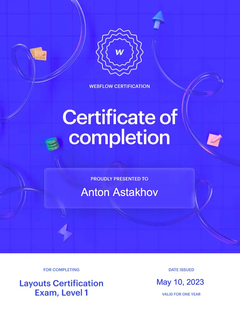 Anton Astakhov - Webflow Developer