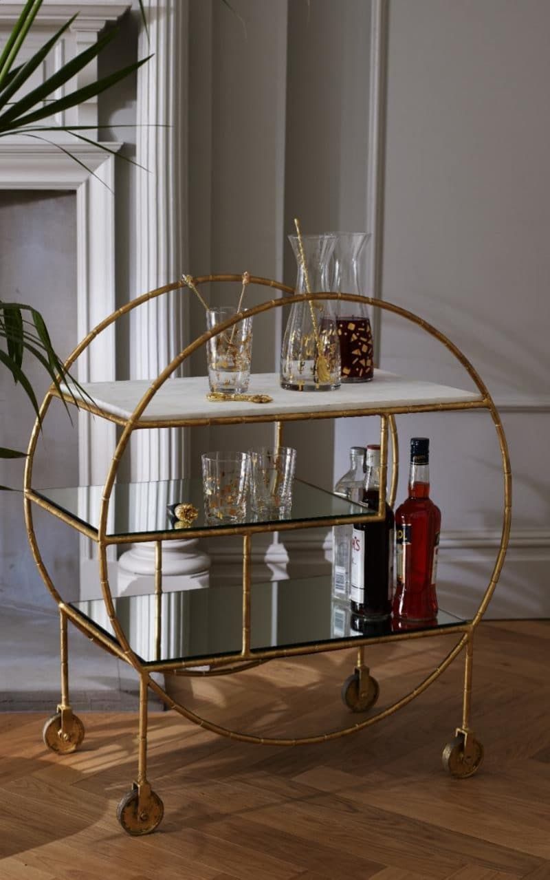 How To Style A Luxury Bar Cart | Stories | Oliver Burns Studio
