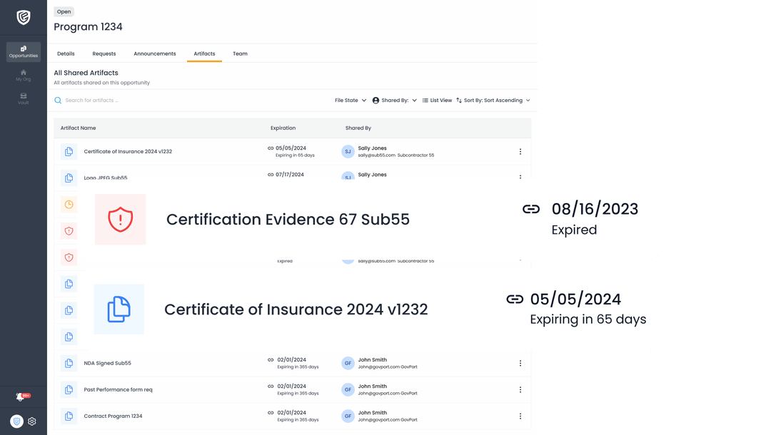 GovPort: Contract Management Software