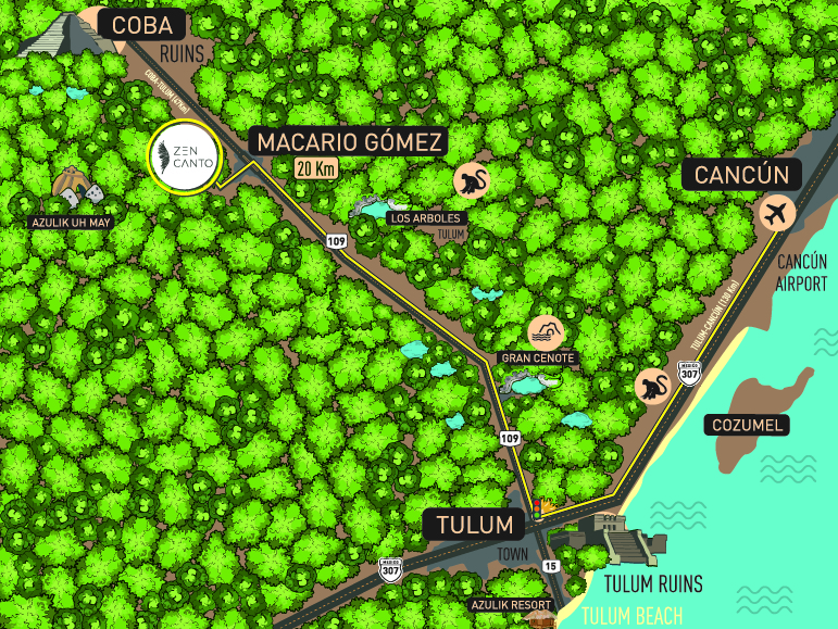 Zen Canto, Tulum - Connect with Us In the Heart of the Jungle Paradise