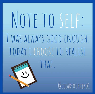 YOU WERE ALWAYS GOOD ENOUGH