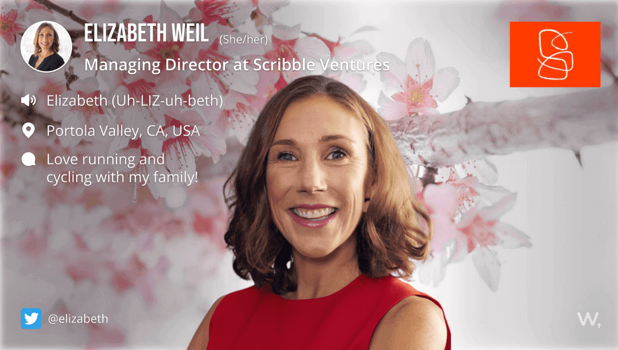 Nametags by Warmly | Look more Professional over video