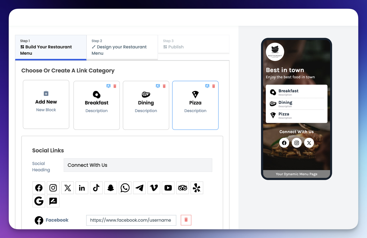 Free QR Code Menu Generator for Restaurants