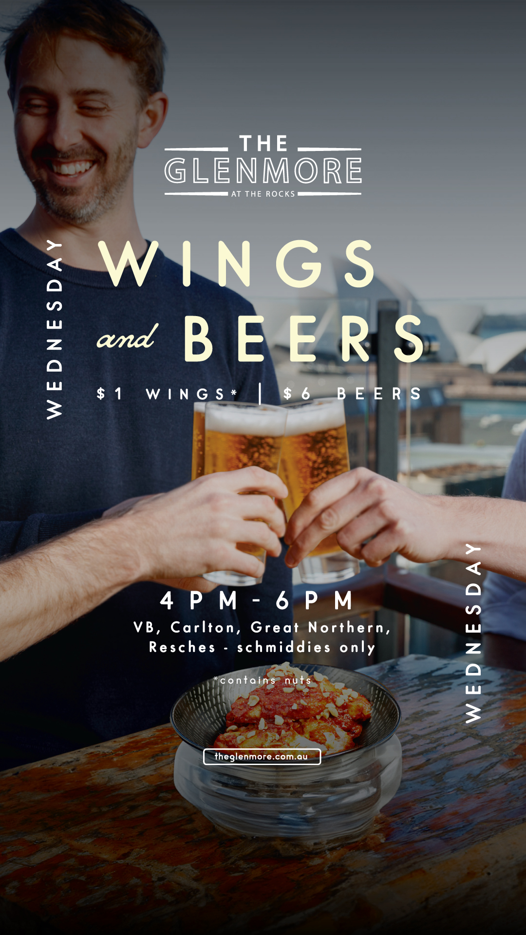 Wing Wednesdays - The Glenmore Hotel - The Rocks