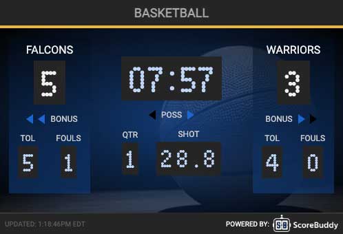 Track and Display your Live Scores with ScoreBuddy