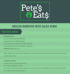 A Pete the Planner Show Mini Series: Pete's Eats | Pete the Planner®