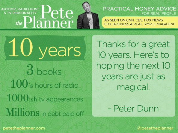 Pete the Planner turns 10 today | Pete the Planner®
