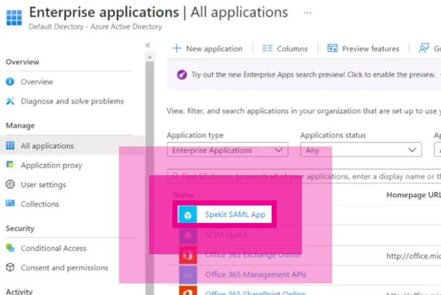 Secure Access to Spekit with Microsoft Azure SCIM