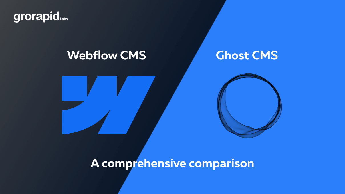 Webflow CMS VS Ghost CMS: A Comprehensive Comparison | GroRapid Labs