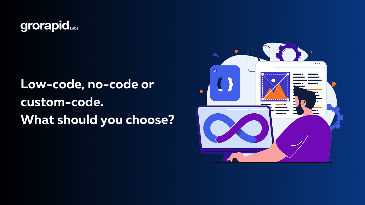 Low-code, no-code or custom code? What should you choose? | GroRapid Labs