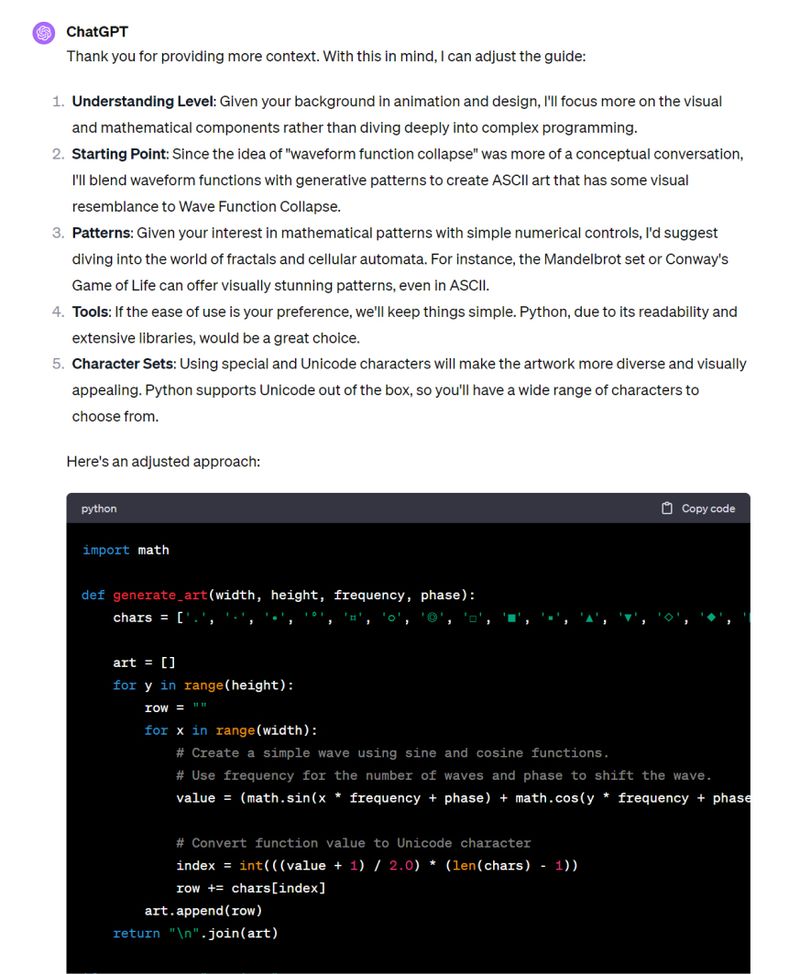 ASCII×GPT - The Furrow