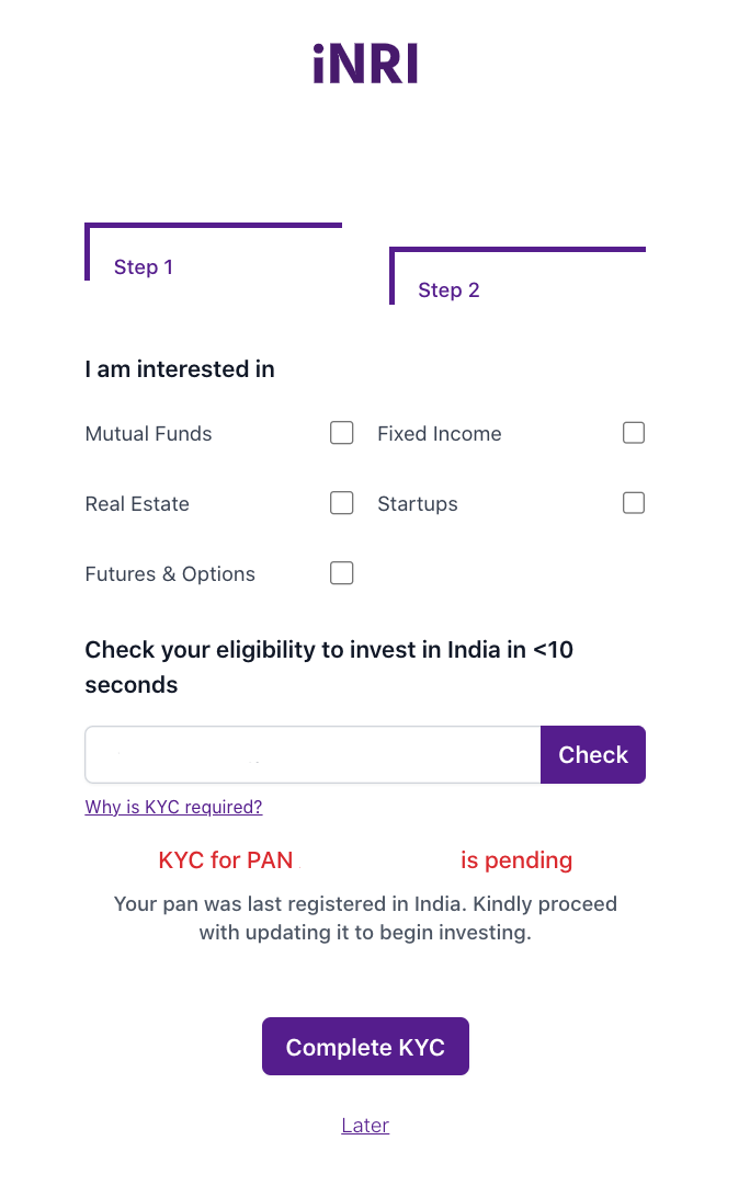 KYC for NRIs - First Step Towards Mutual Fund Investing