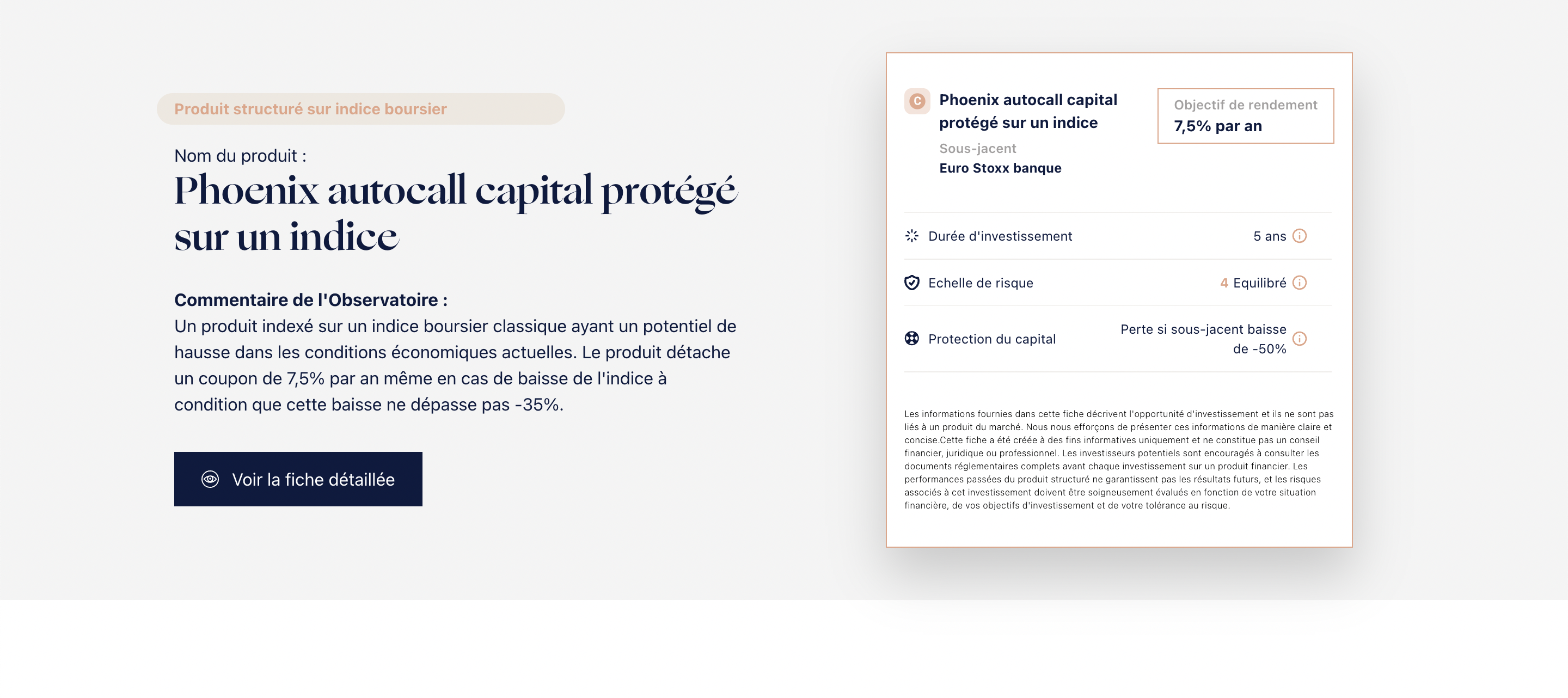 Notre avis sur le produit structuré Phoenix autocall capital protégé ...