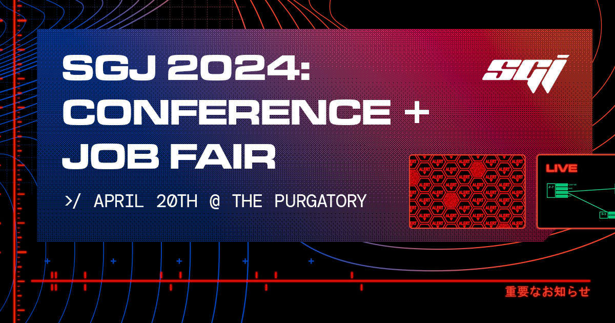 SGJ 2024: Free Game Dev Conference + Job Fair | Sofia Game Jam