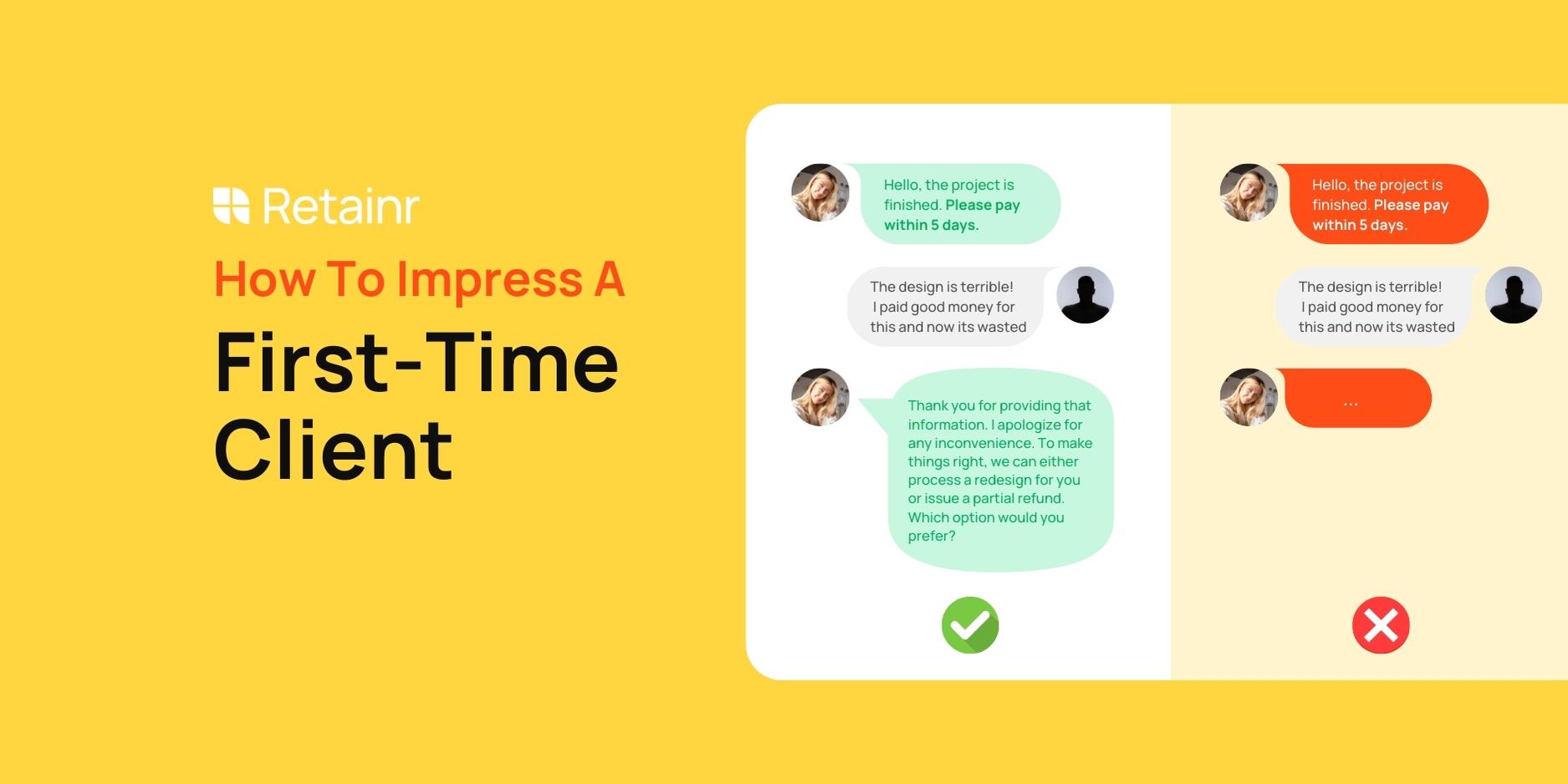 How To Impress A First-Time Client