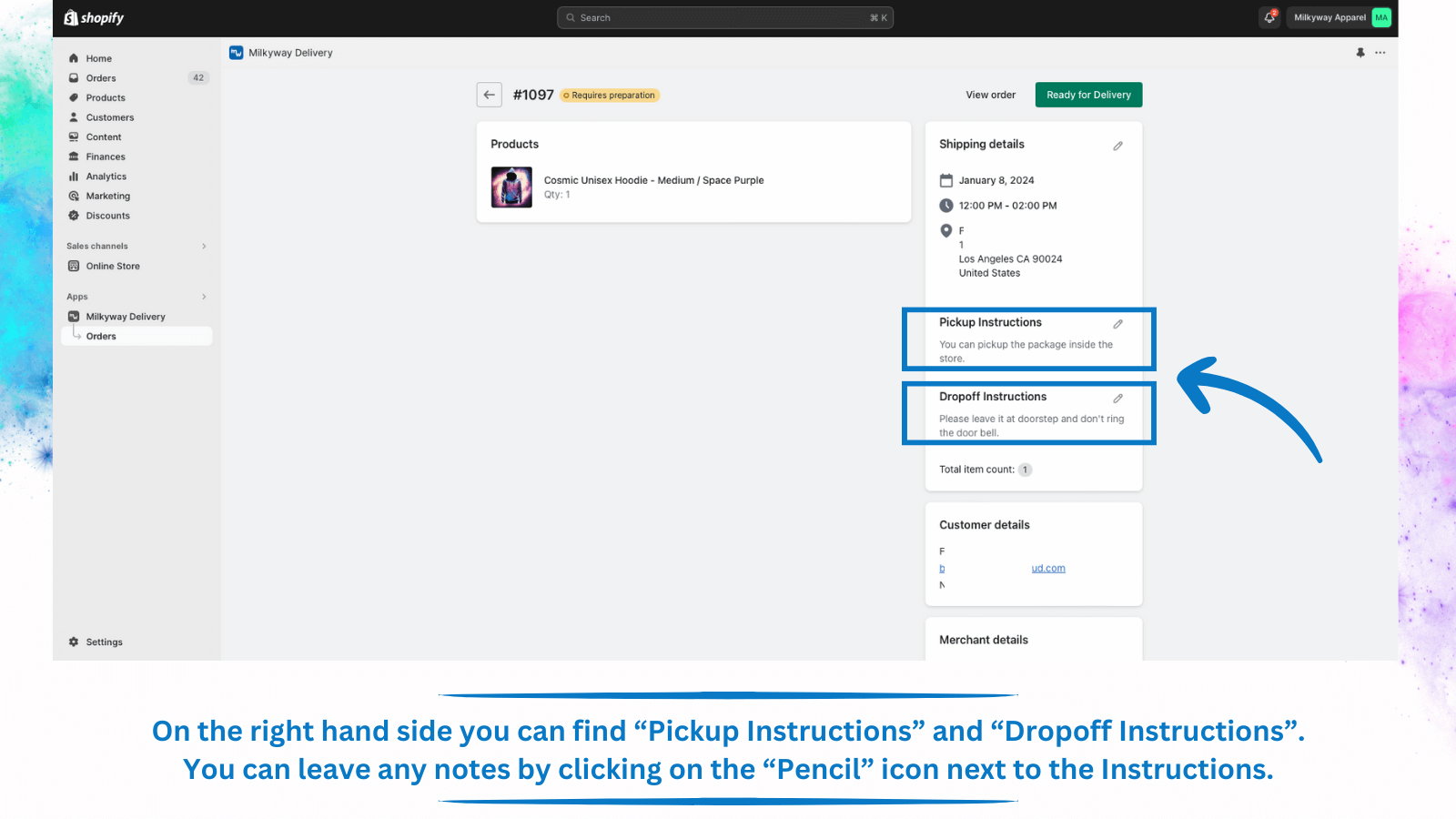 How To Use Milkyway Delivery?
