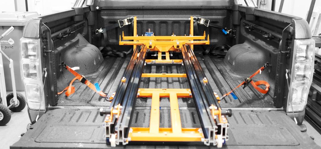 Neo-Dyne motorcycle ramps and cargo loaders