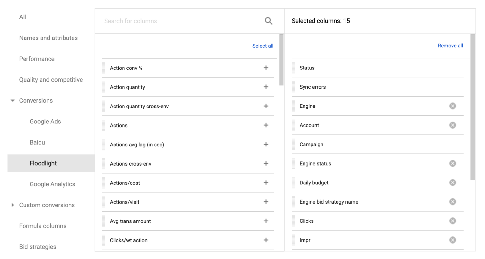 How to Configure Floodlight Tags in Search Ads 360 (SA360) | Further