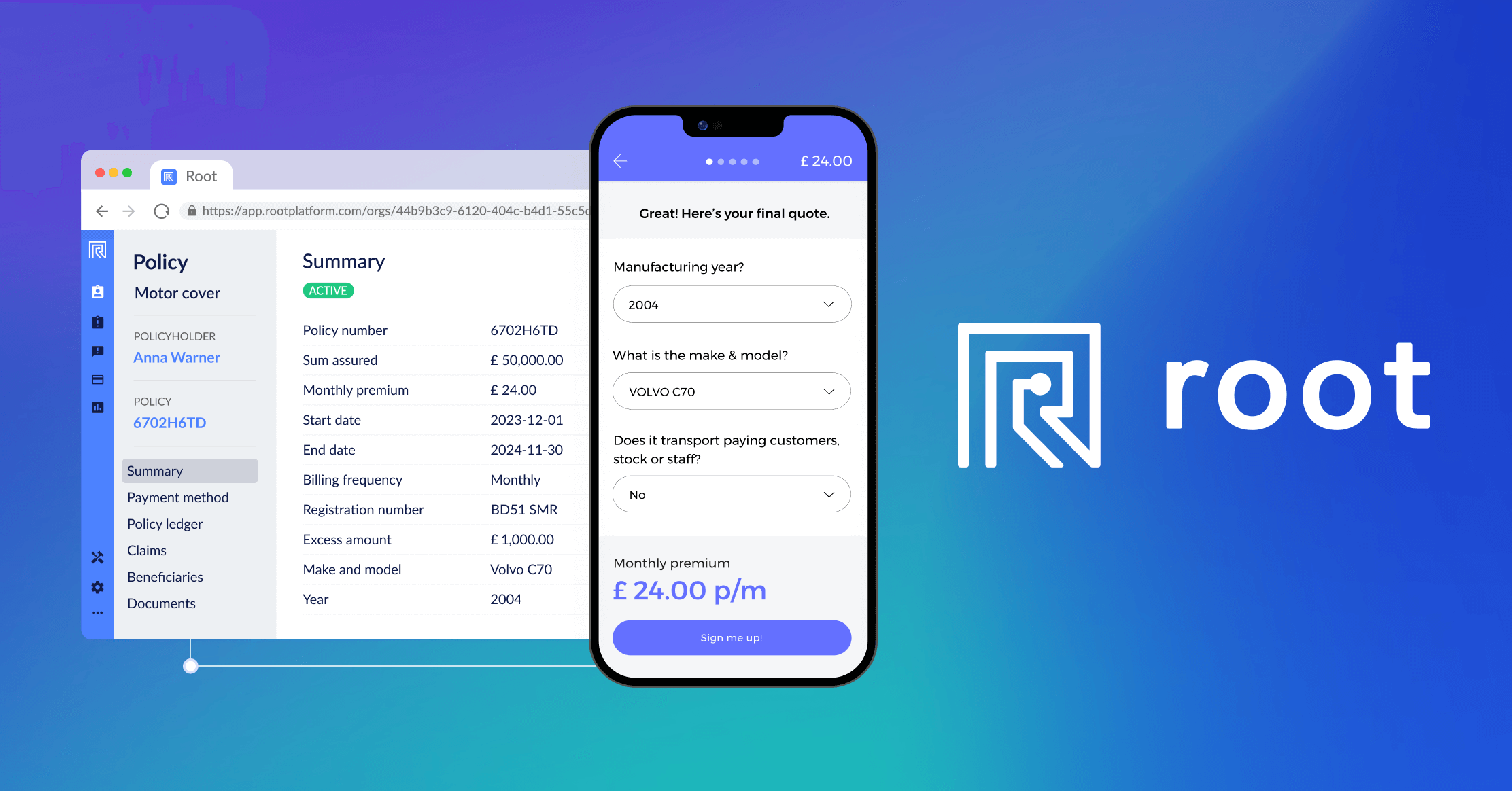 Root | API-first platform for modern insurance strategies