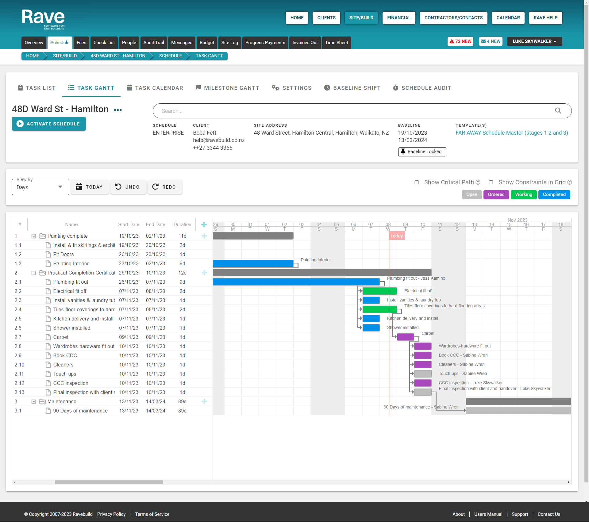 Rave - Software for Kiwi Builders