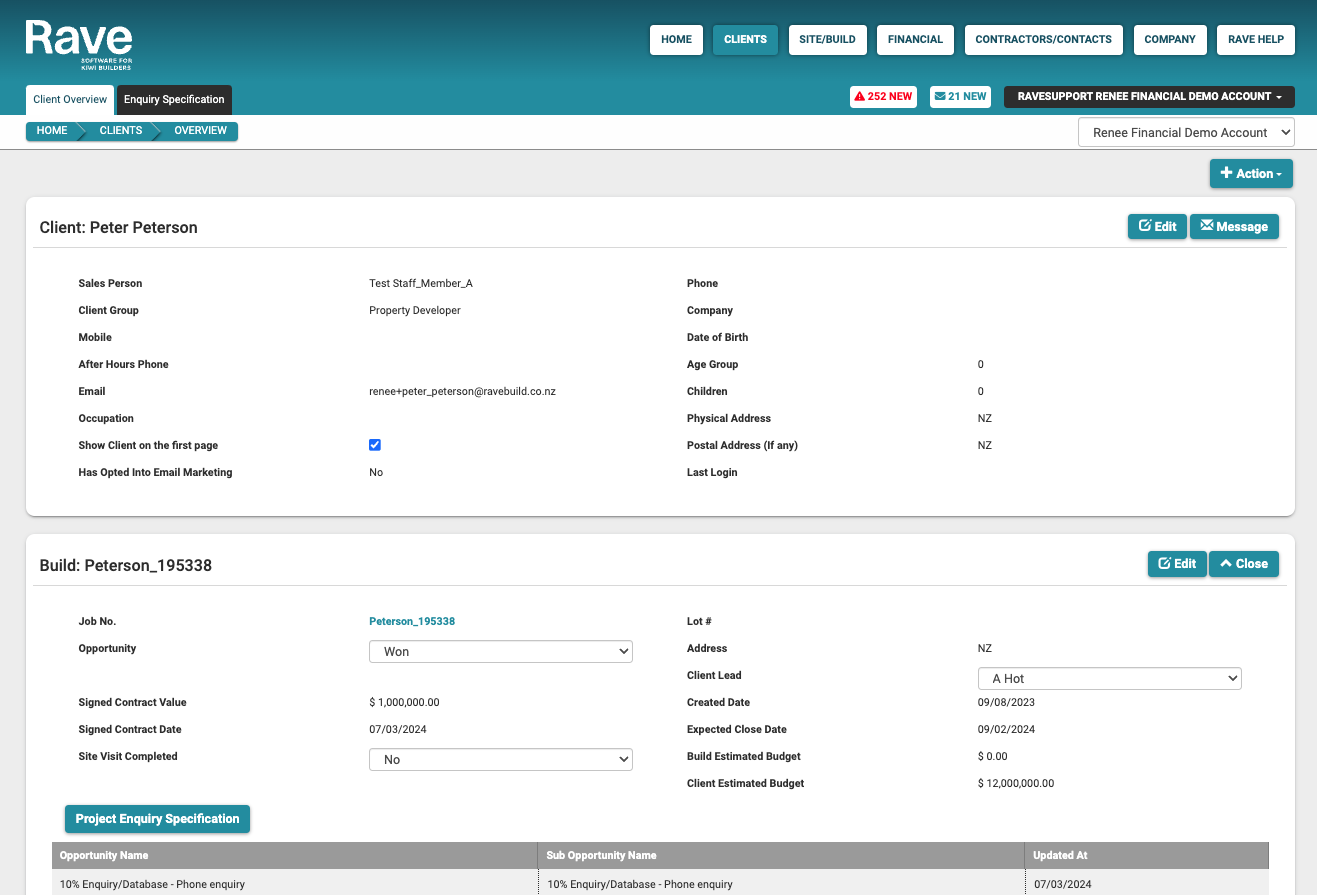 Rave - Software for Kiwi Builders