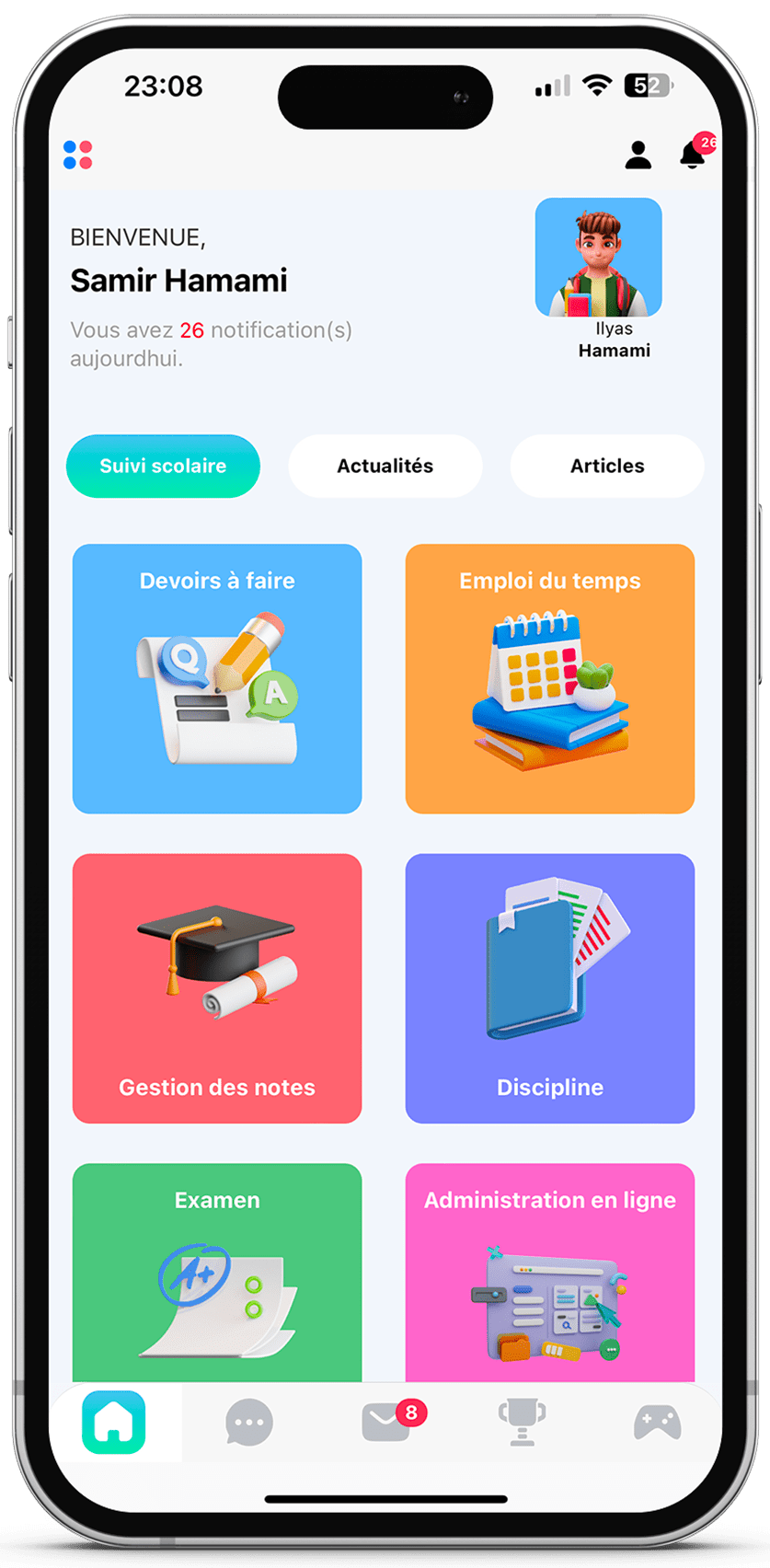 Educateme Parent : Application Mobile pour les parent
