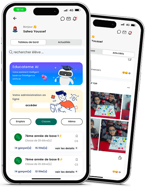 Educateme Enseignants : Application Mobile pour les Enseignants