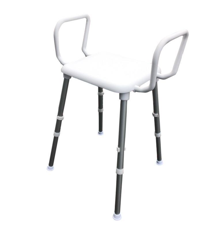 Space Saver Shower Stool With Handles - Scooters & Mobility Ballina ...