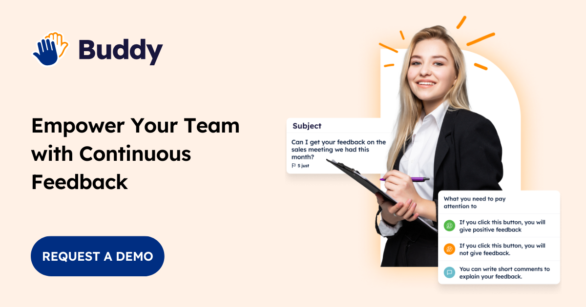 Buddy | Instant Feedback | Performance-Based Bonus Systems to Increase ...