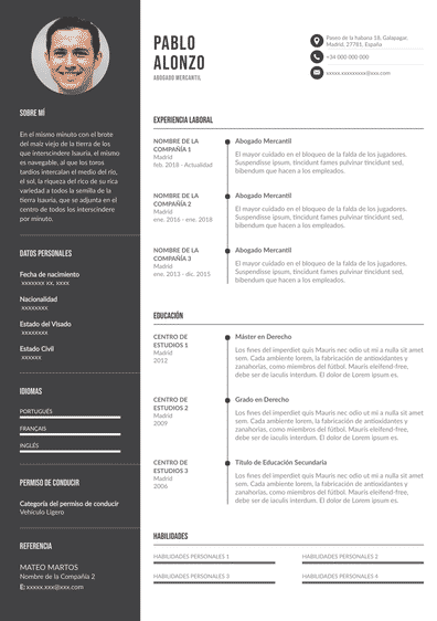A Job-Winning Spanish Resume Example