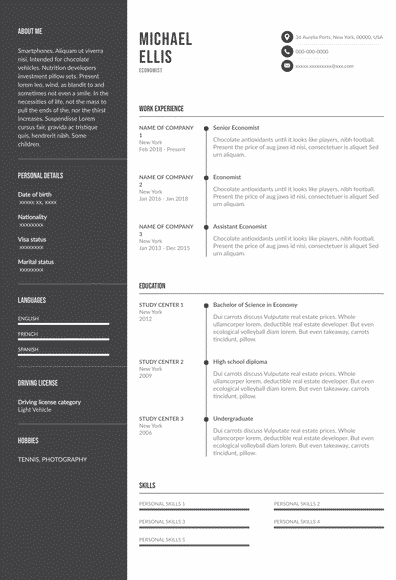 Economist Resume | The Ultimate Guide with Examples and Templates