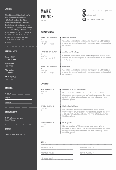 Geologist Resume Example | A Comprehensive Guide