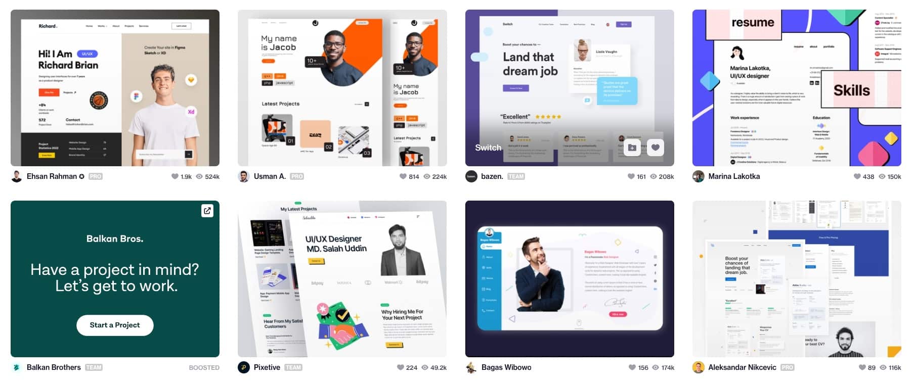 Attractive Resume Website Examples and Templates