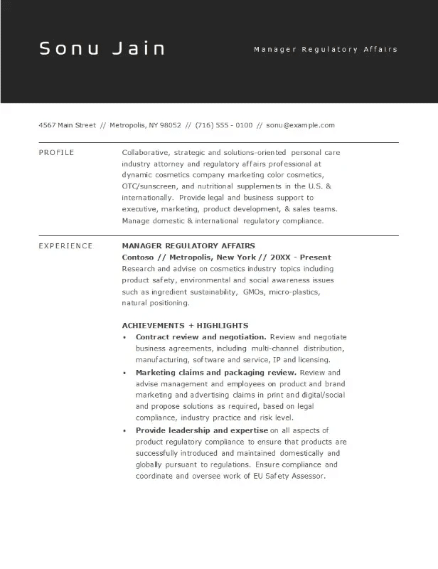 59 Competitive & Free Resume Templates for Microsoft Word