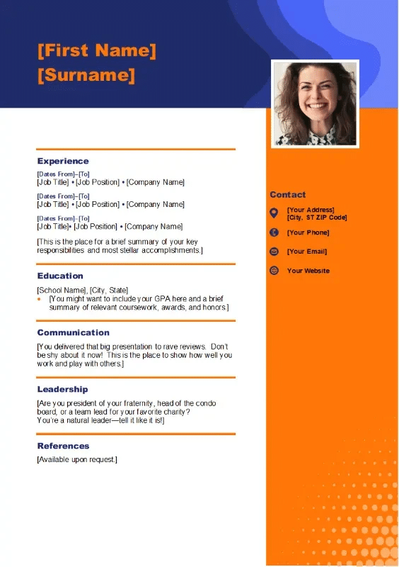 59 Competitive & Free Resume Templates for Microsoft Word