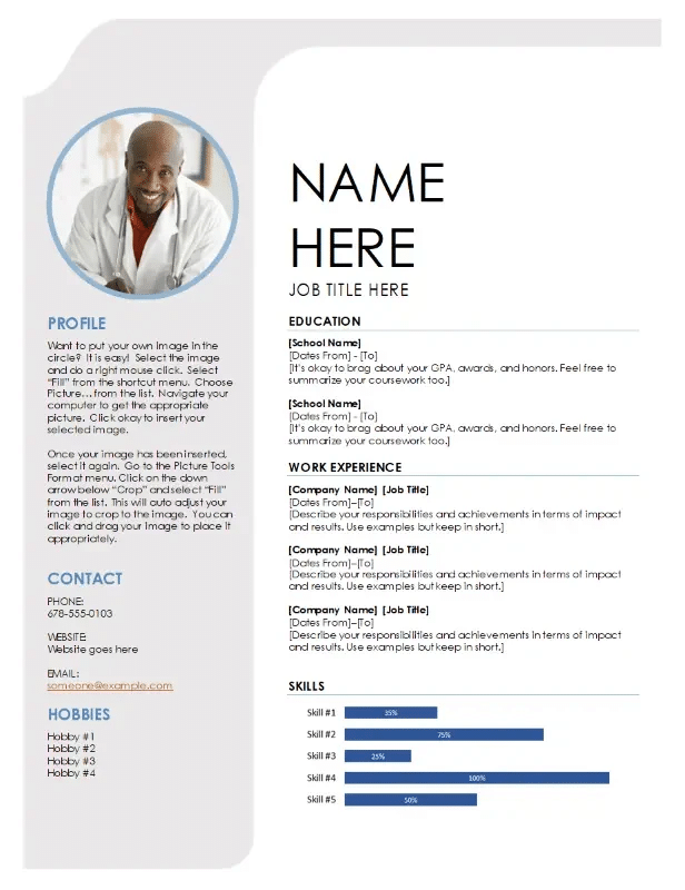 2024 Resume Template Word Free Download Excel Moina Evaleen