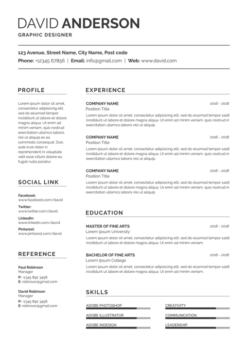 Untapped Two-Column Resumes: 13 Example Templates