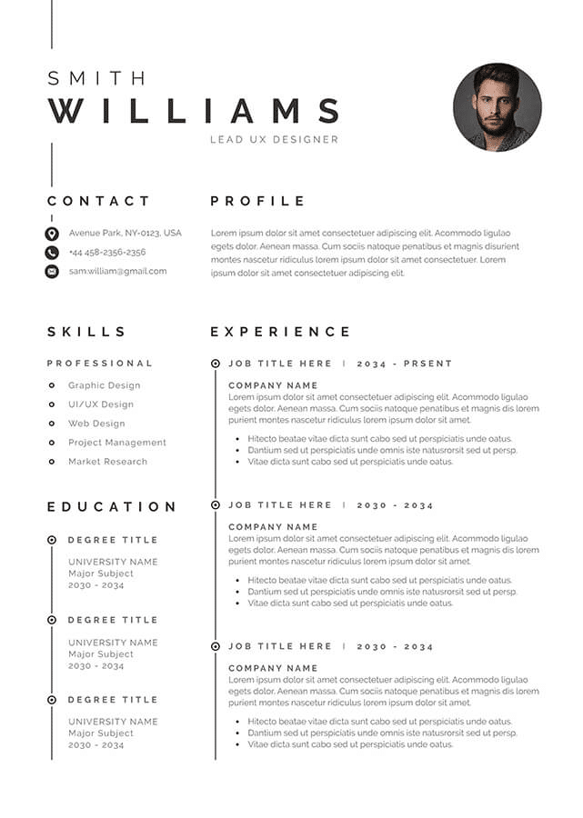 Untapped Two-Column Resumes: 13 Example Templates