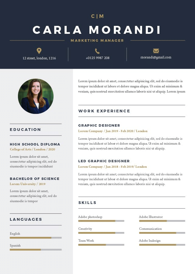 Untapped Two-Column Resumes: 13 Example Templates