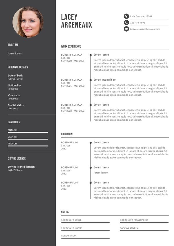 Creating the Perfect CV Template for a Computer Vision Engineer: A ...