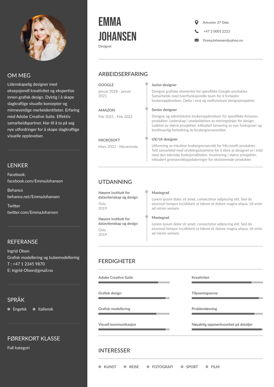 Crafting a Successful Norwegian CV: A Comprehensive Guide