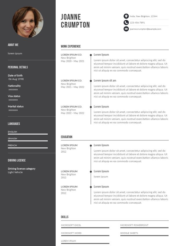 Creating the Perfect CV Template for a Department Manager Position