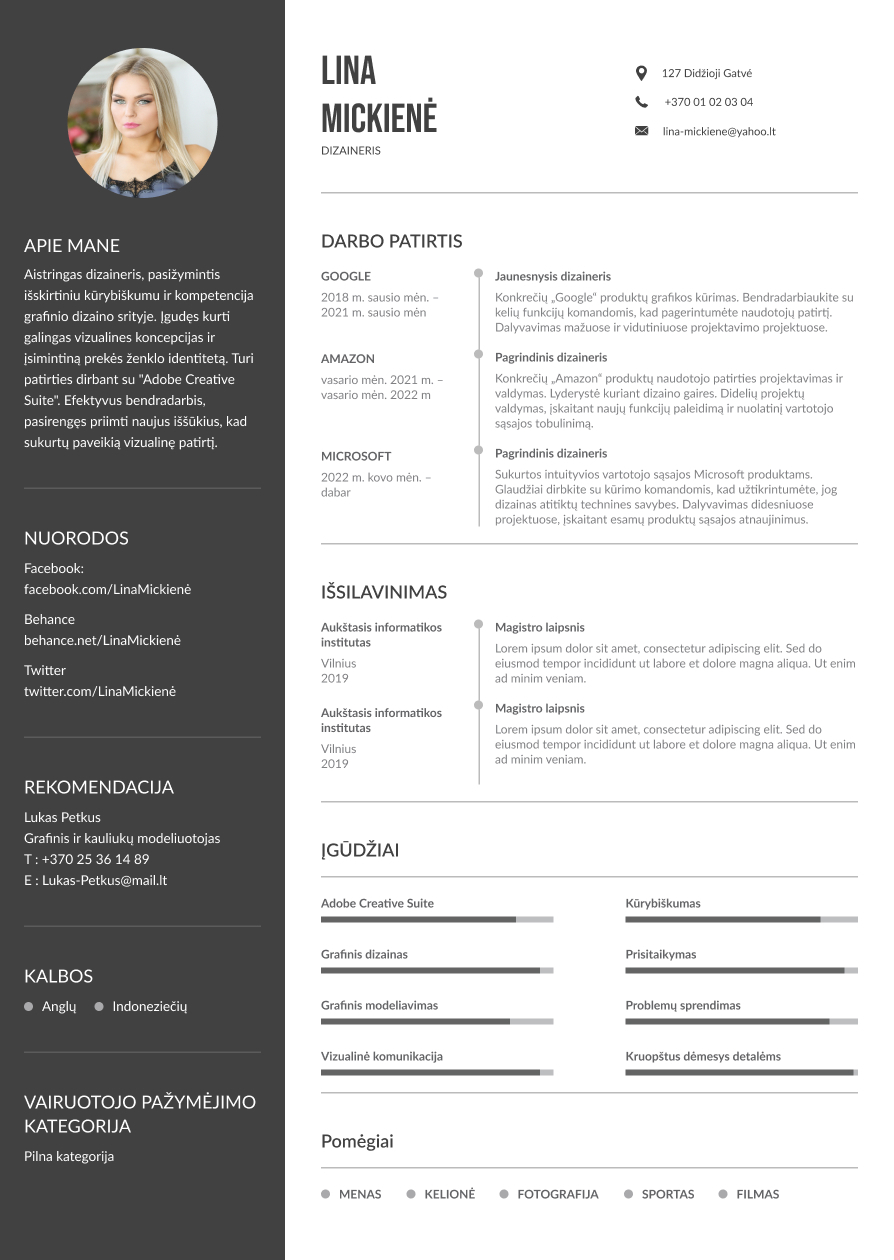 Crafting a CV: A Comprehensive Guide to Writing a Resume in Lithuanian