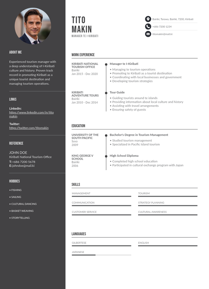 Mastering the Art of CV Writing and Job Application in Kiribati